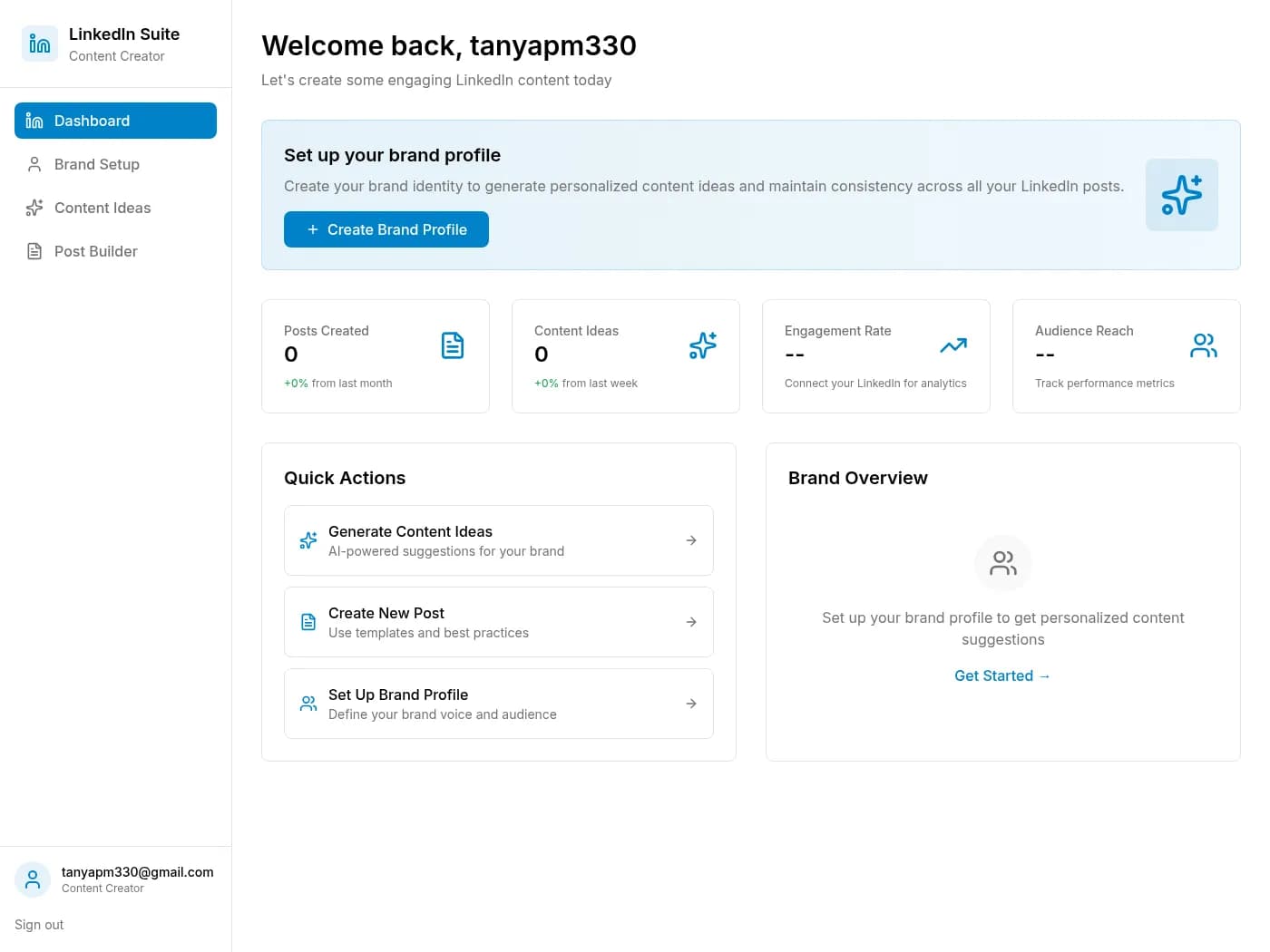 LinkedIn Content Creator Suite
