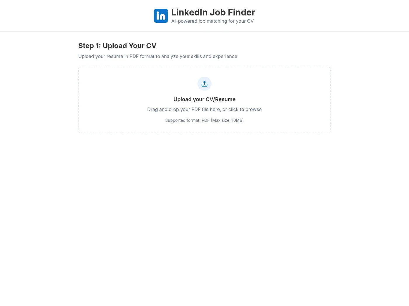 LinkedIn Job Finder - Personalized Job Matcher