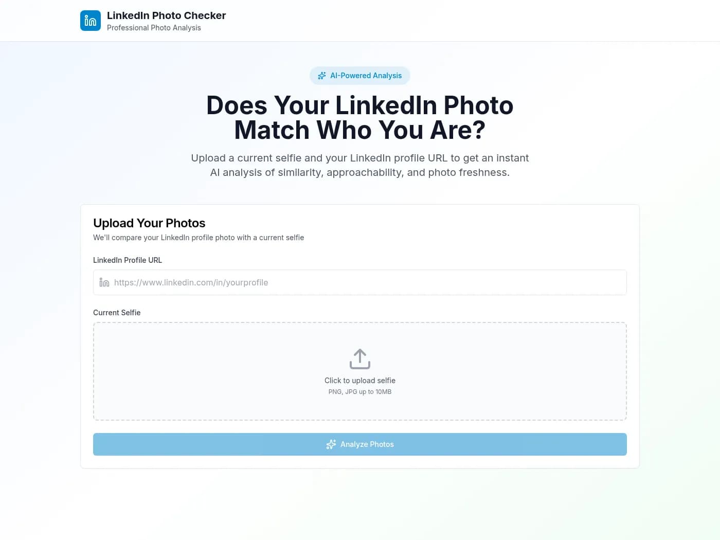 LinkedIn Photo Matcher & Friendliness Grader