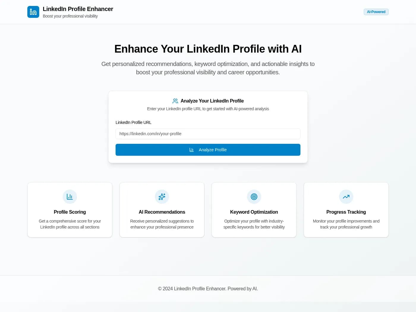 LinkedIn Profile Enhancer