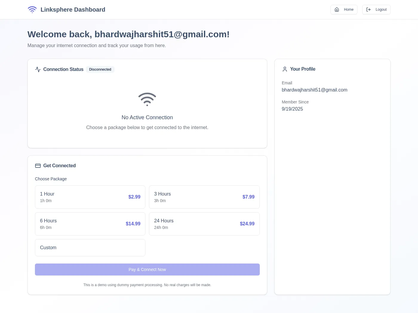 Linksphere: Modern Hotspot Access Platform