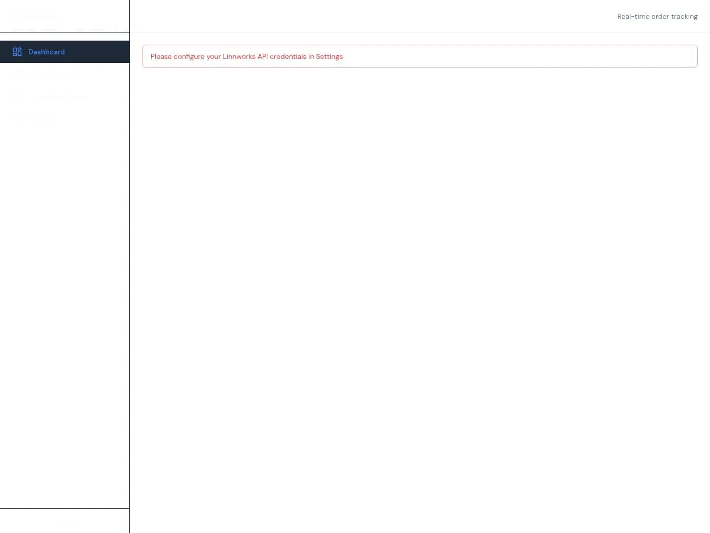 Linnworks Order Management Dashboard