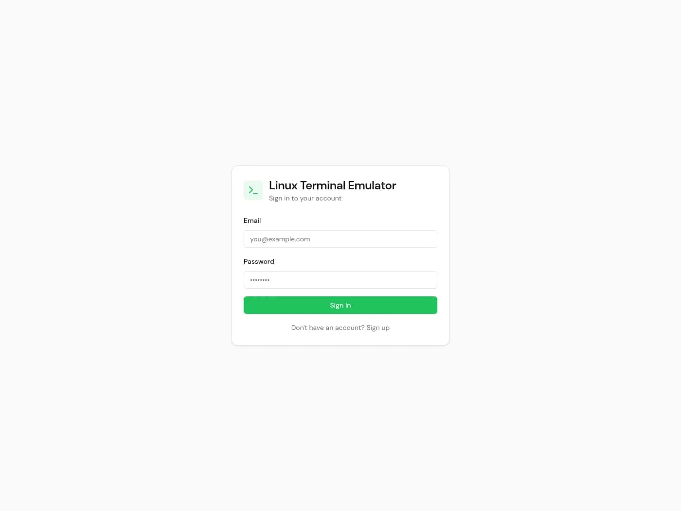 Linux Terminal Emulator with Command Restrictions and Admin Panel