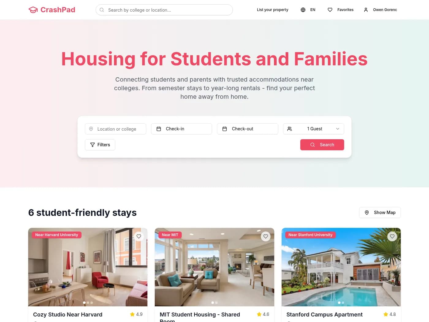 Listing Website