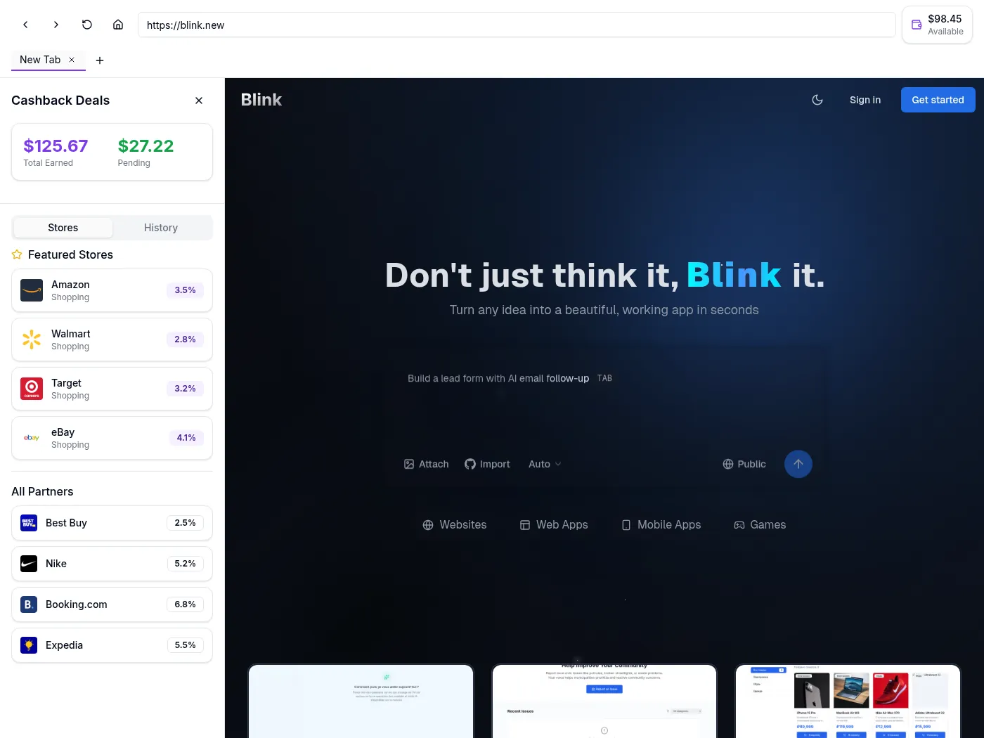 Lite Cashback Browser