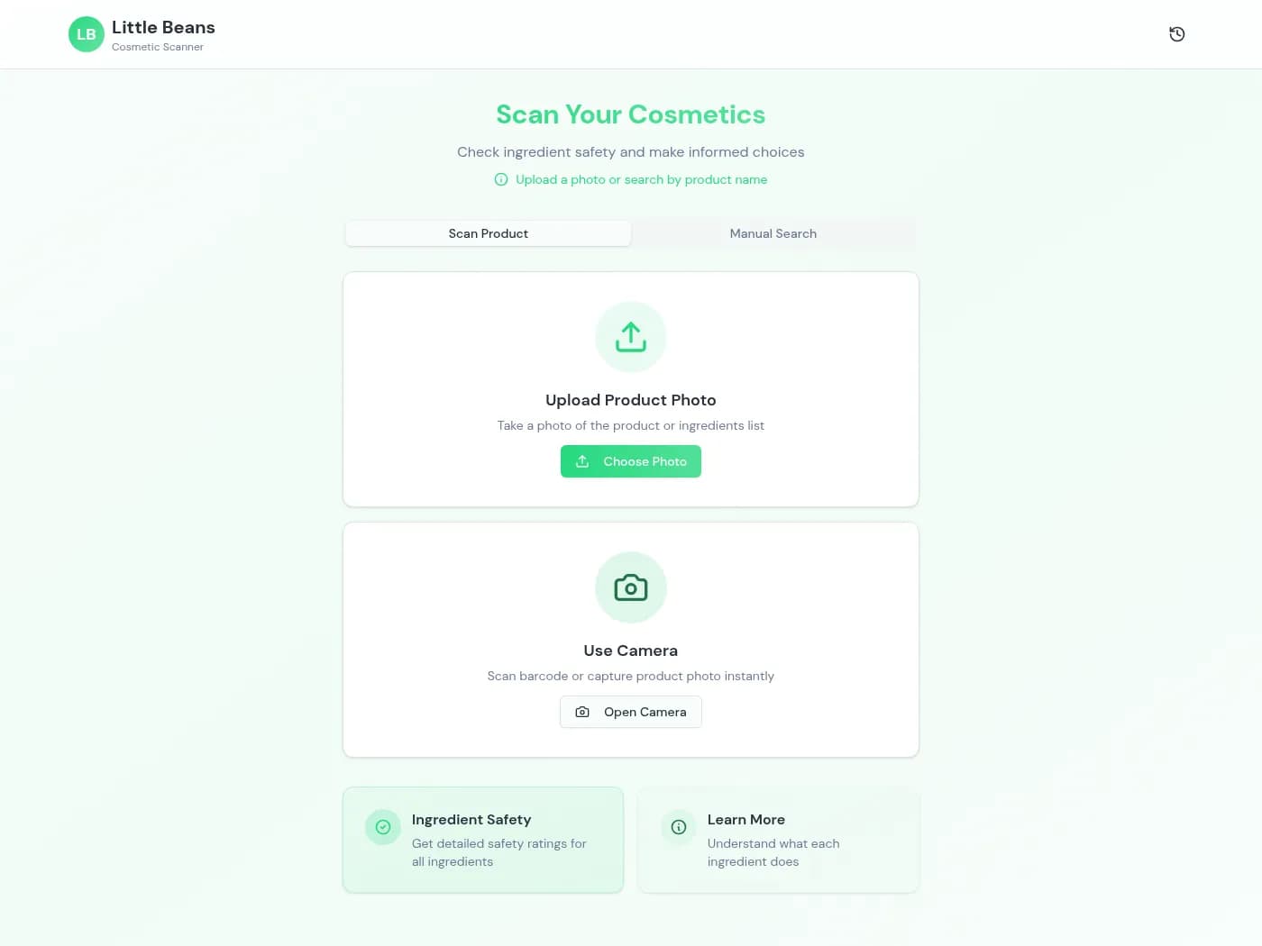 Little Beans Cosmetic Scanner Clone