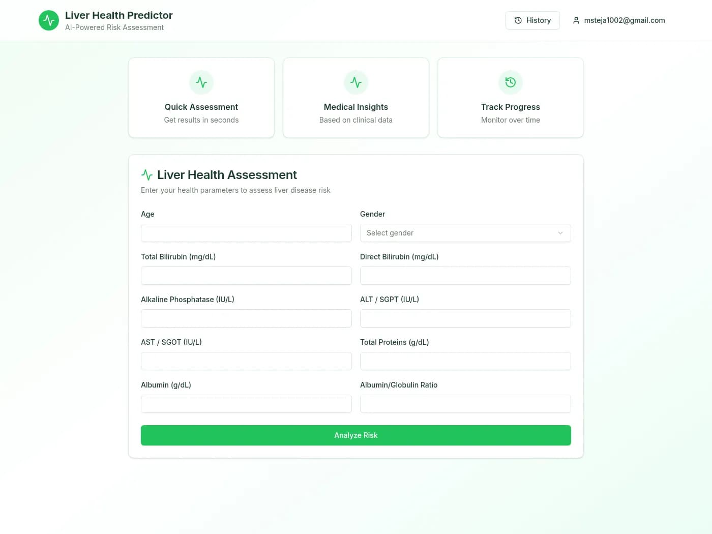 Liver Disease Prediction App