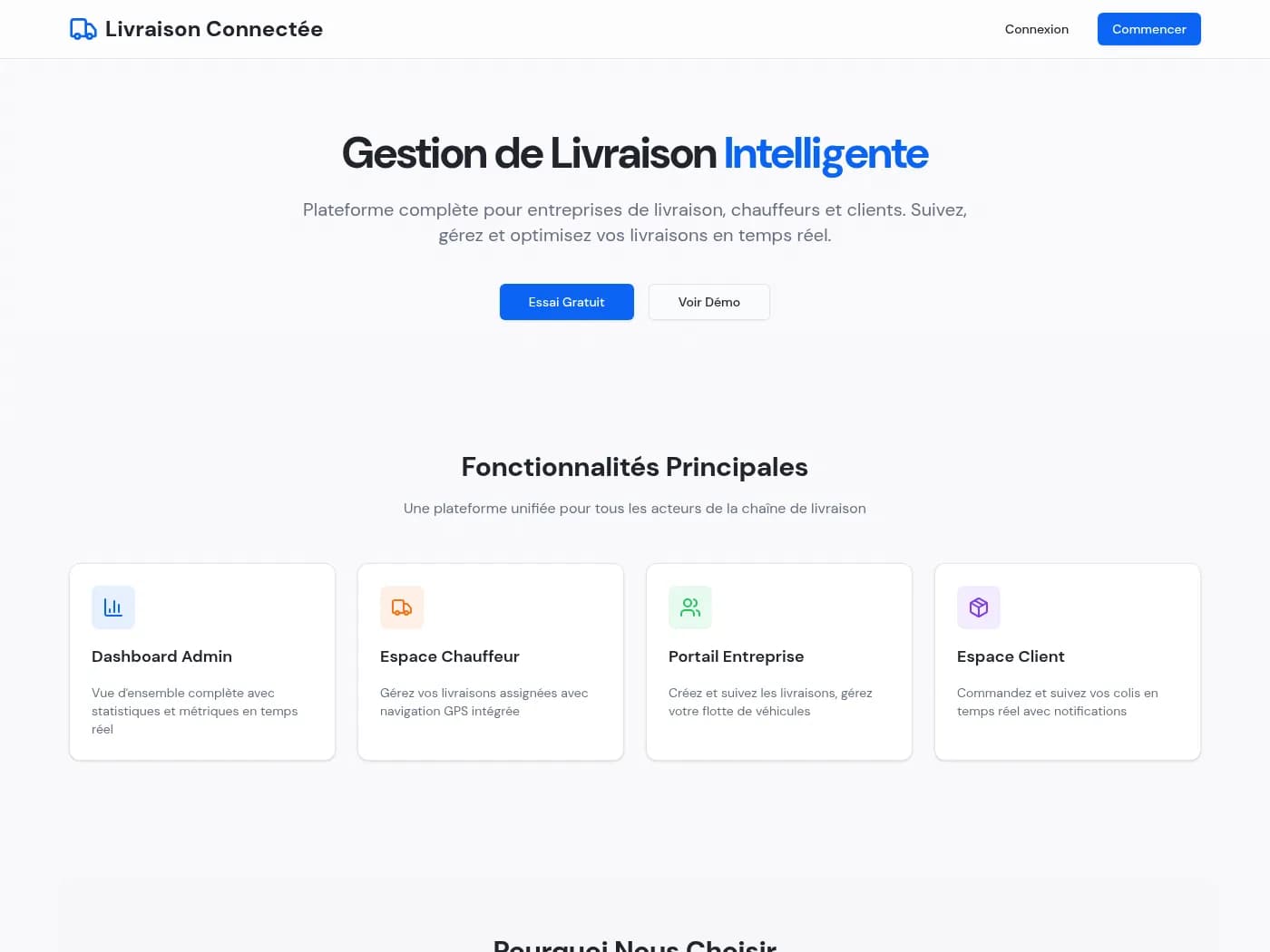 Livraison Connectée