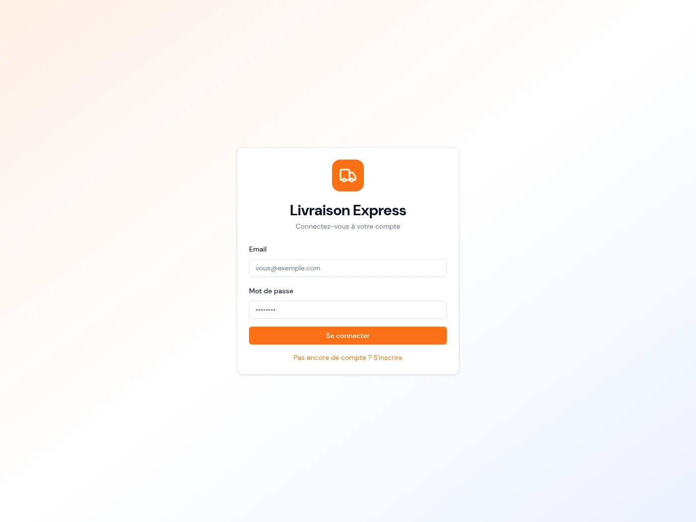 Livraison Express - Application de Gestion de Livraison Rapide