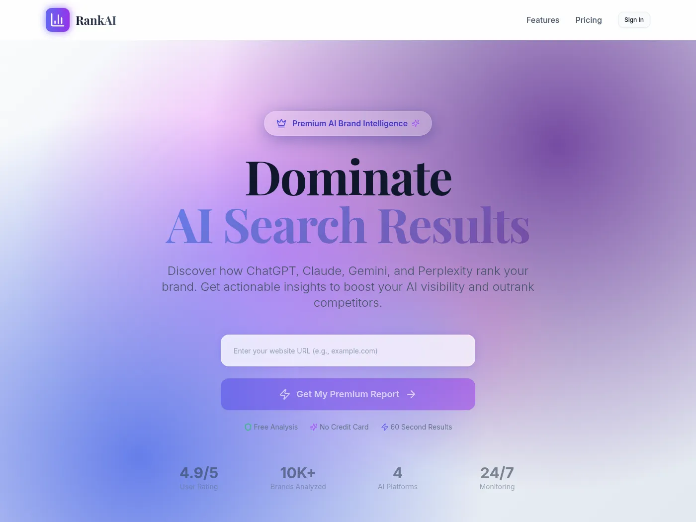 LLM Brand Ranking Analytics Platform