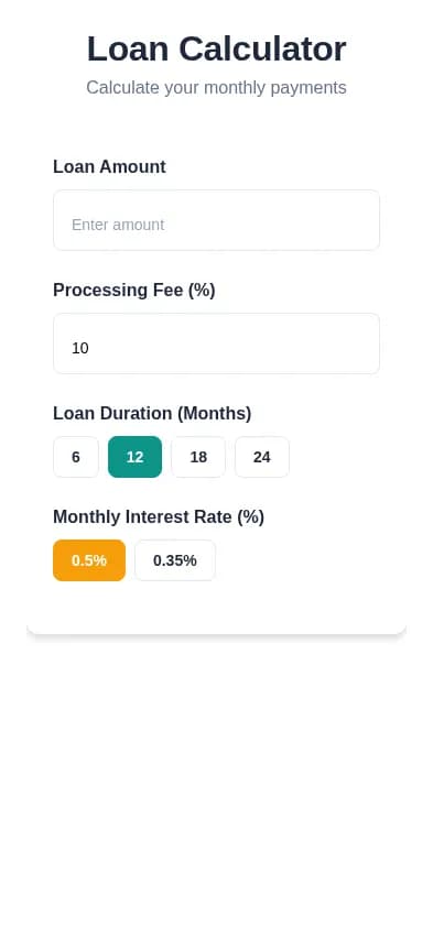 Billease Interest Calculator App