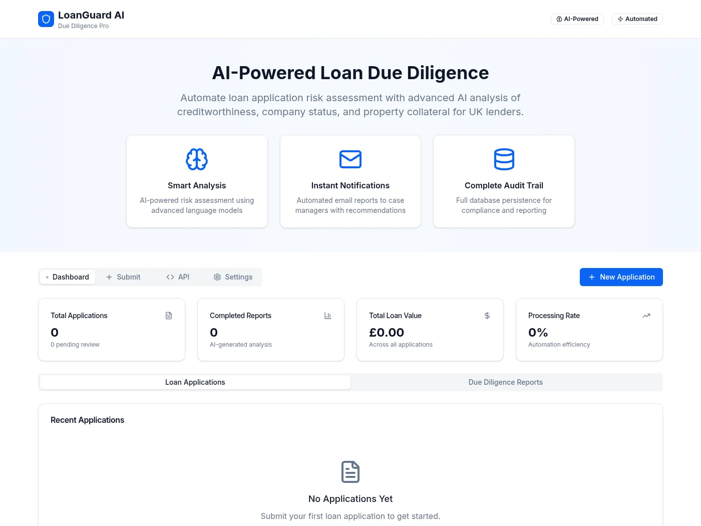 Loan Due Diligence Pro - AI-Powered Automated Lender Risk Analysis Backend