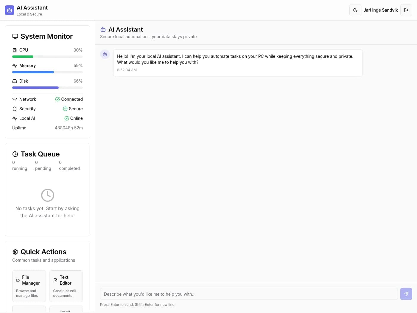 Local AI PC Assistant