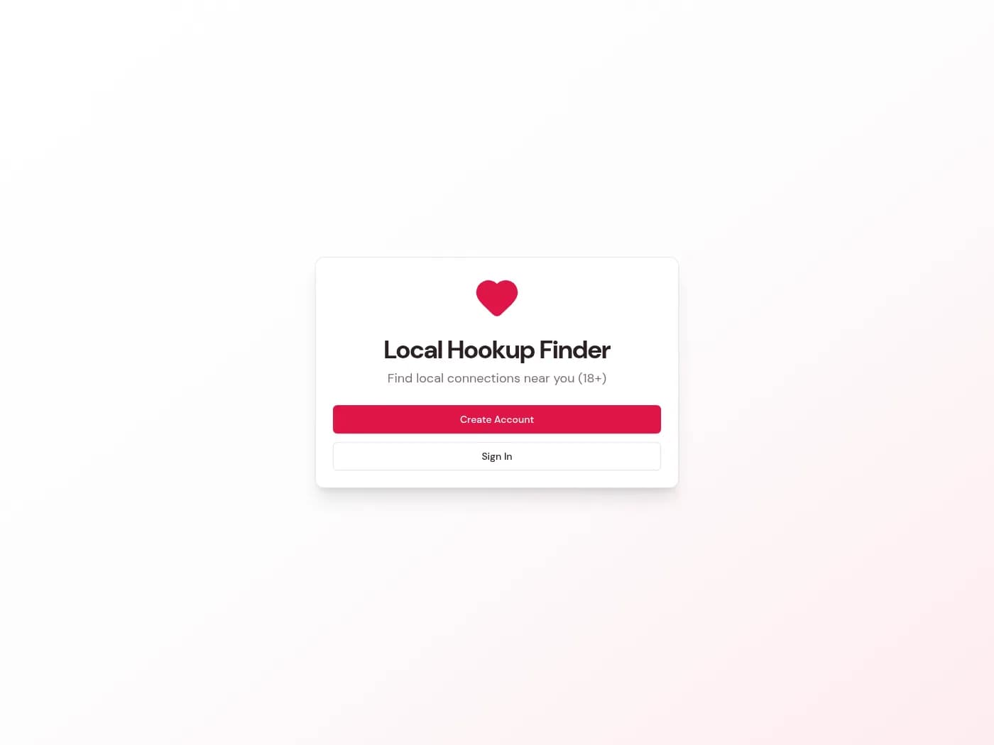 Local Hookup Finder