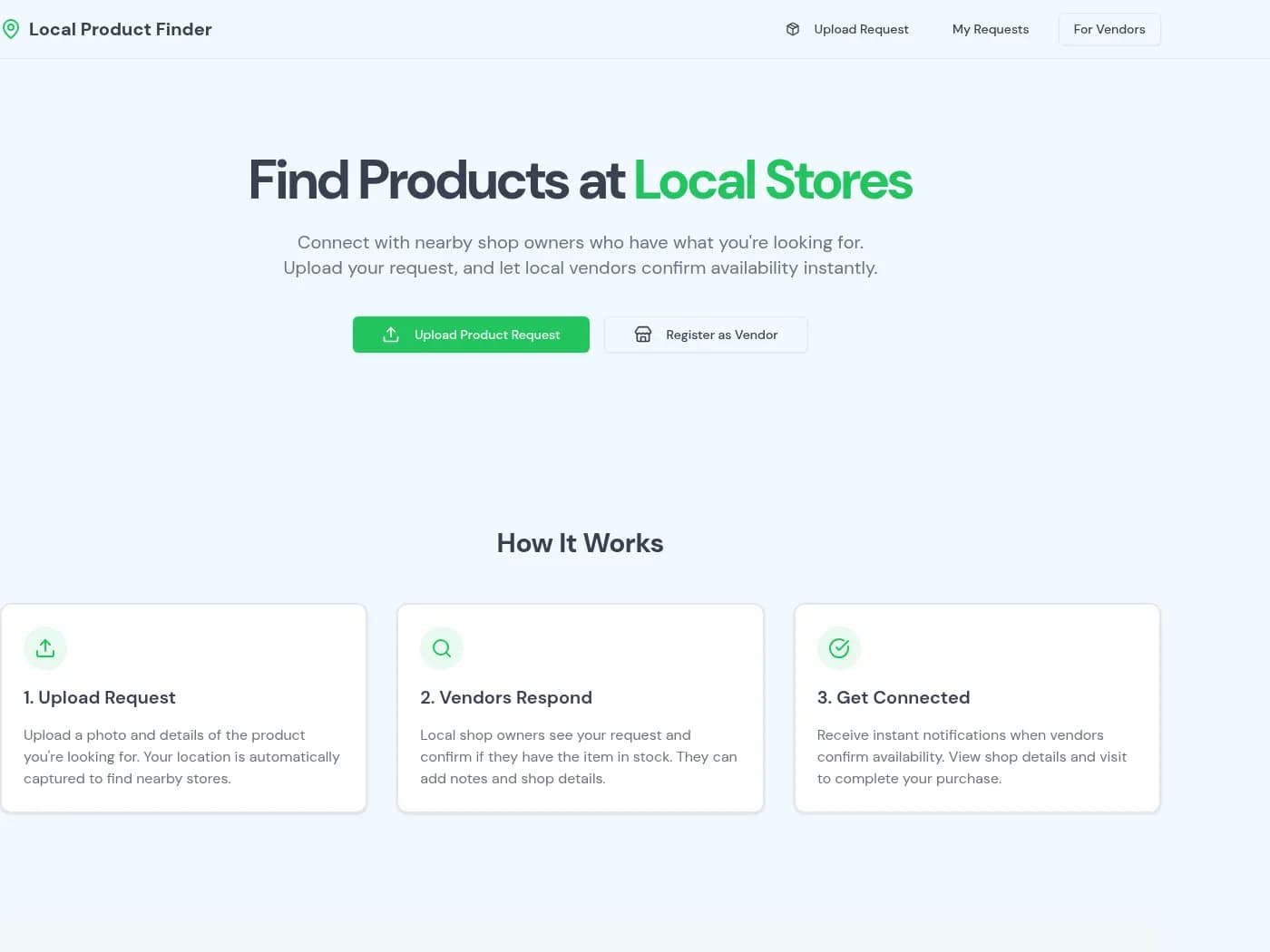 Local Product Finder - Connect Shoppers to Local Stores Instantly