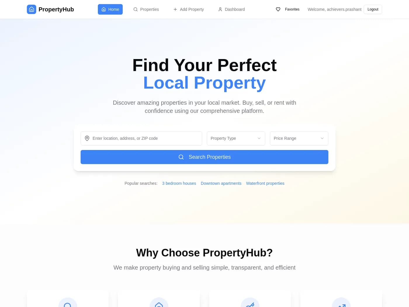 Local Property Marketplace