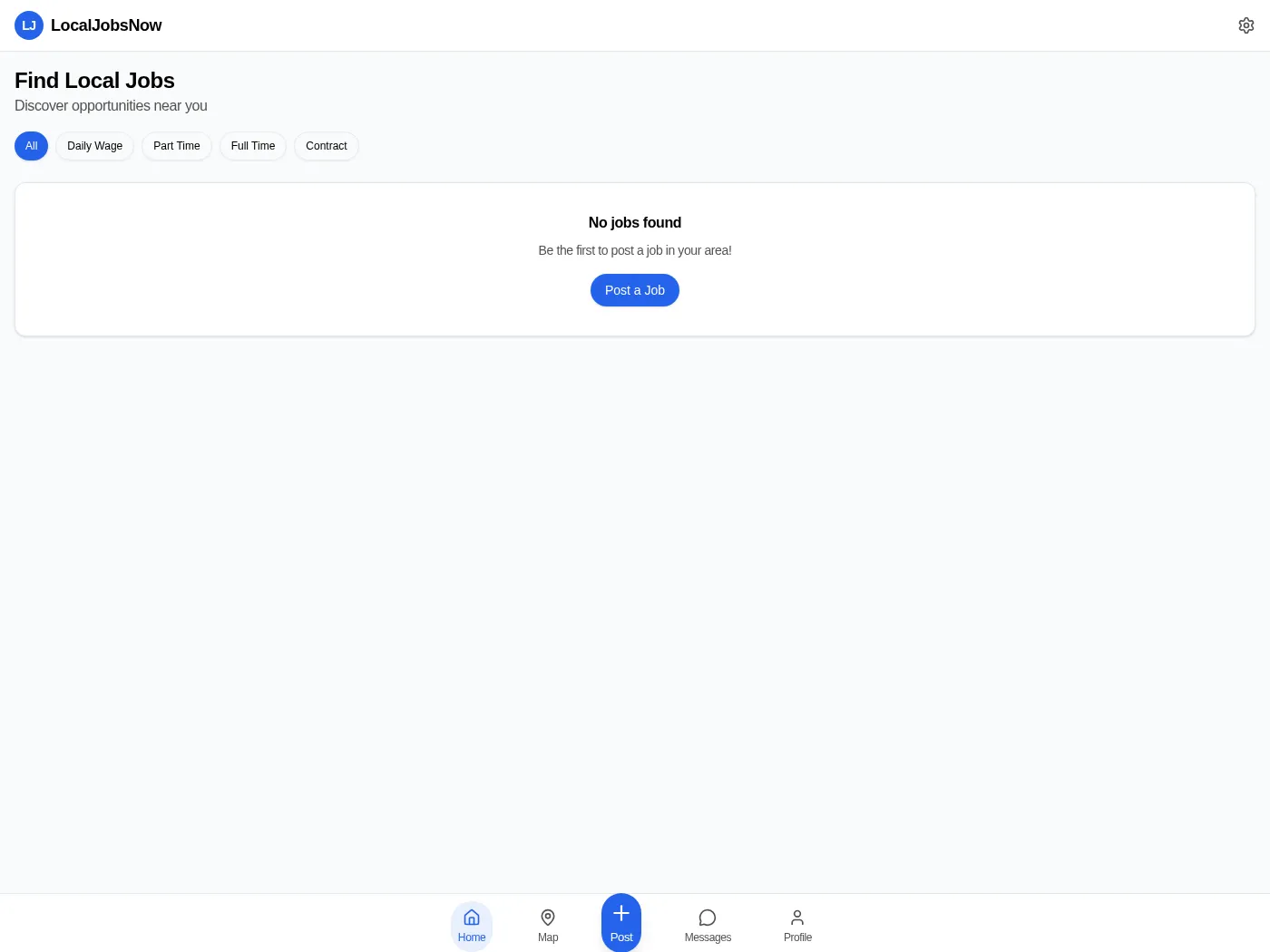 LocalJobsNow: Location-Based Job Platform for Tier 2 Indian Cities
