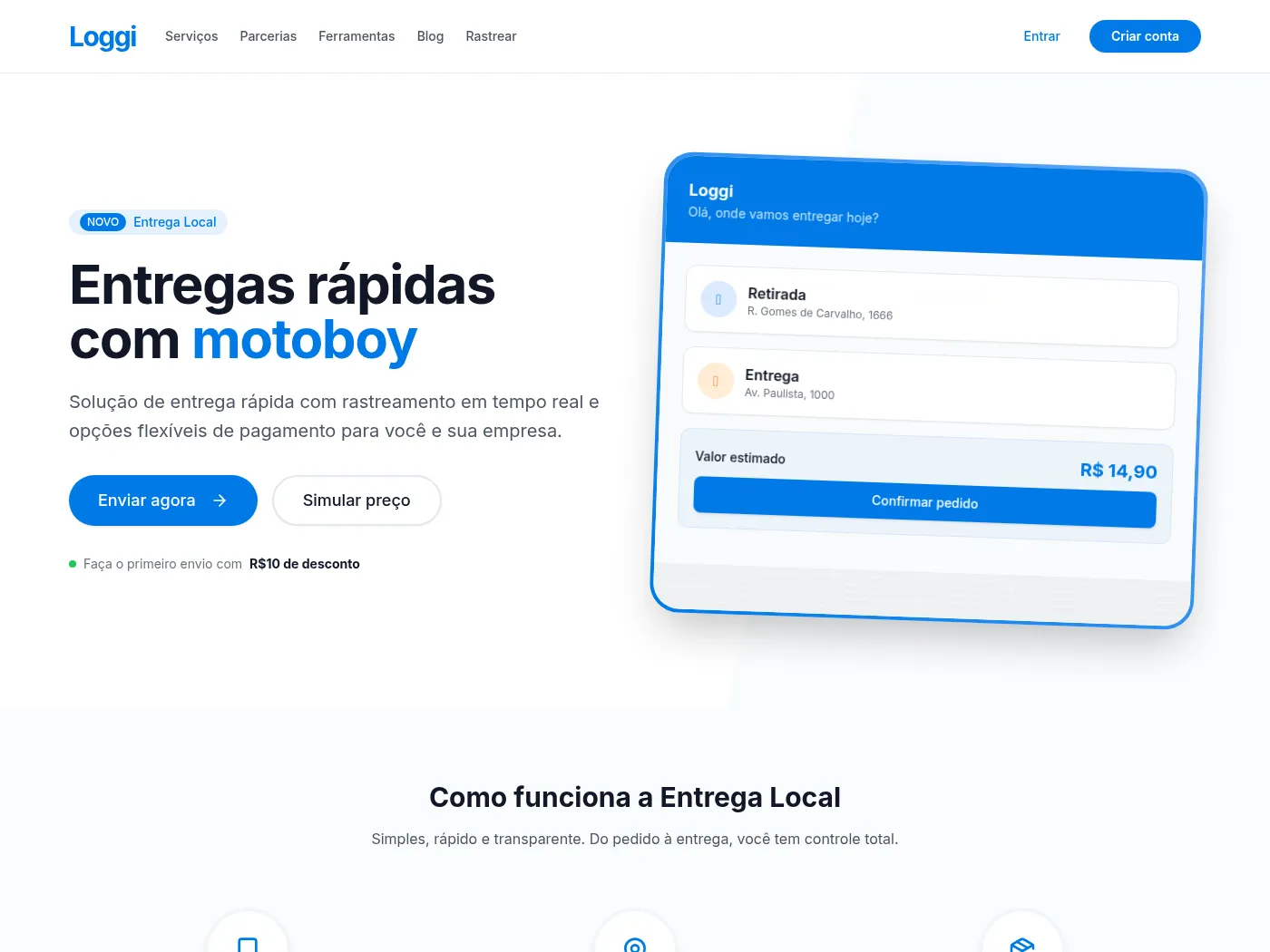 Loggi Expresso Web Clone