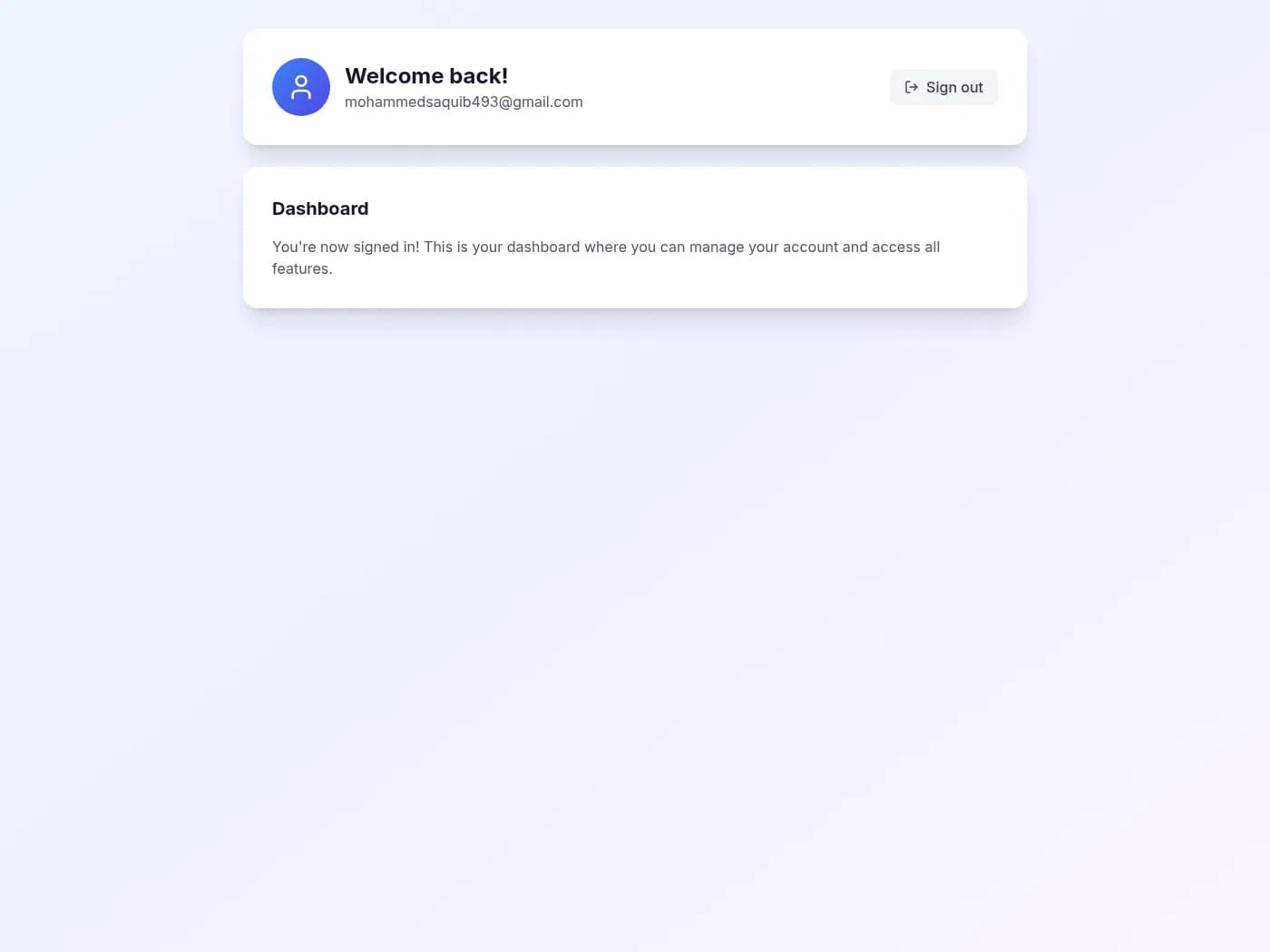 Simple Login Form Page