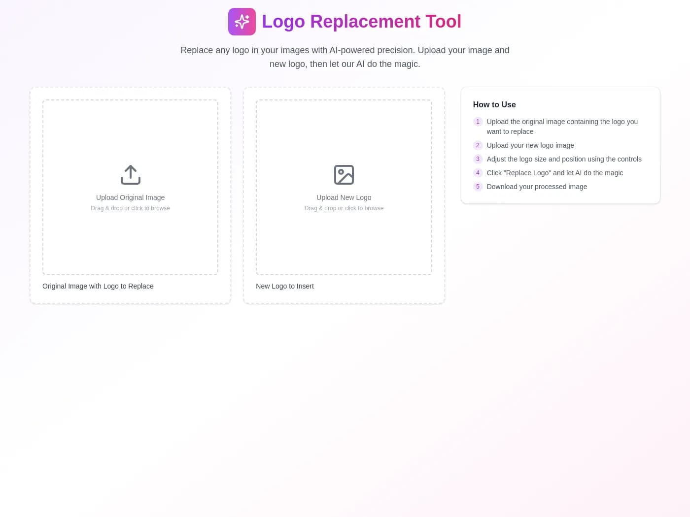 Logo Replacement Tool