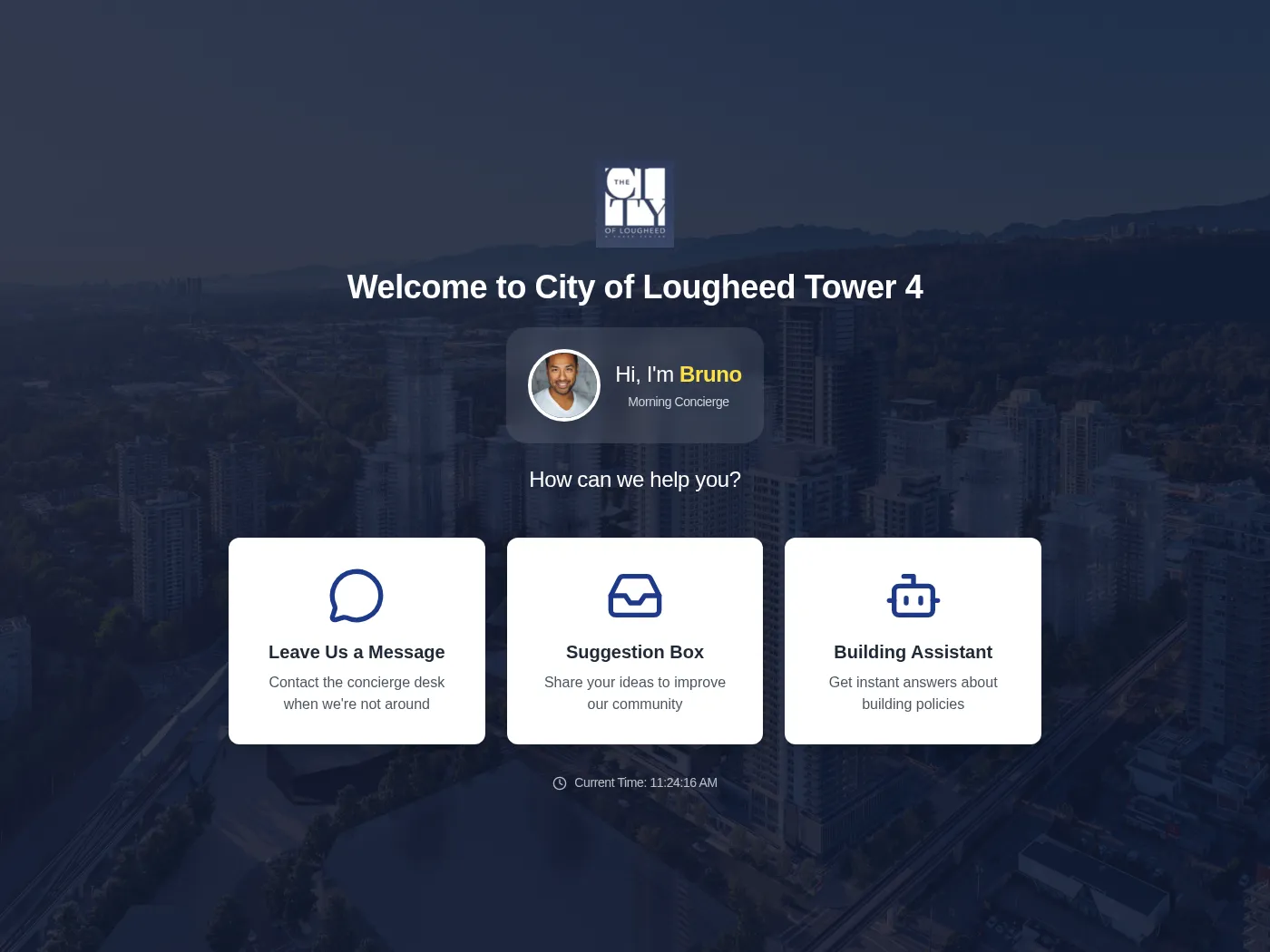Lougheed Tower 4 Digital Concierge Platform