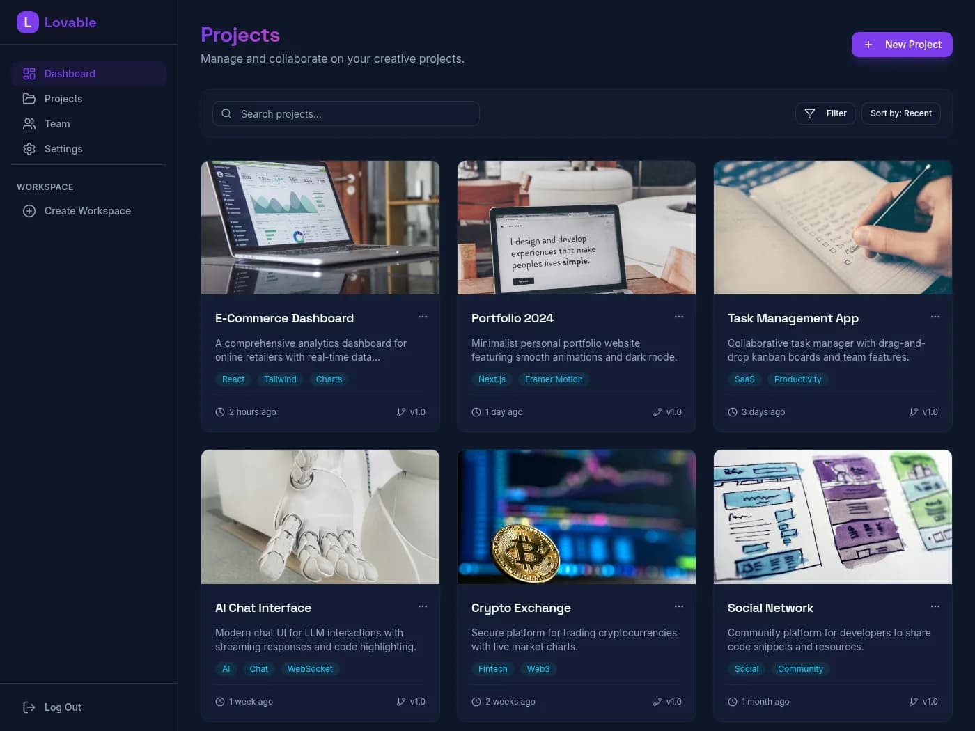 Lovable Projects Enhanced
