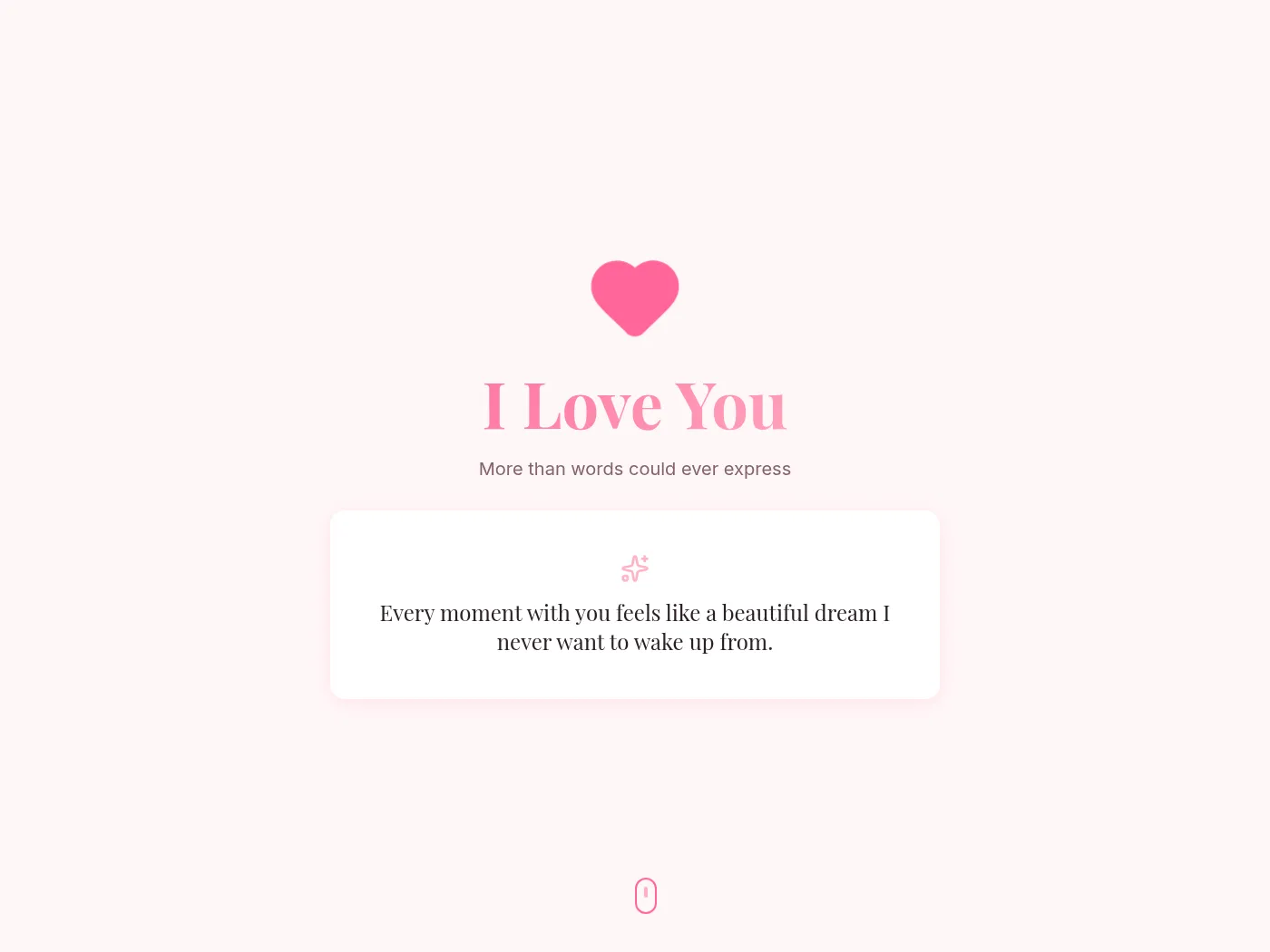 Love Note Website for Boyfriend