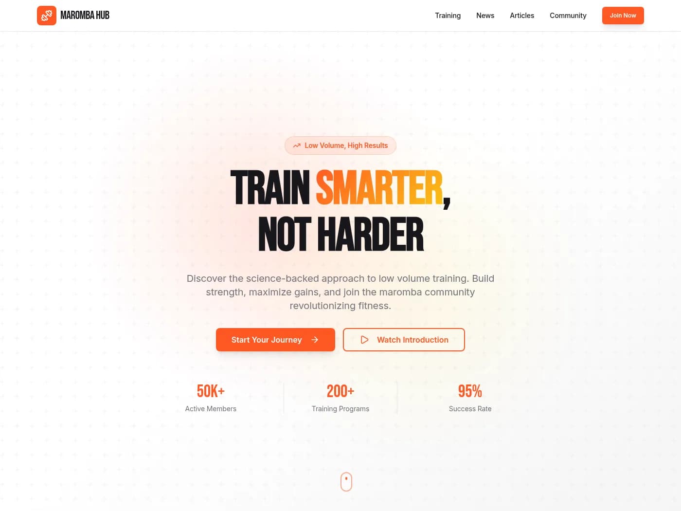 Low Volume Training & News Hub for Maromba Enthusiasts