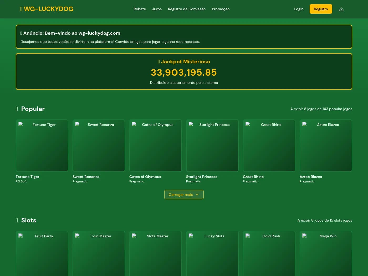 LuckyDog Clone - Sports and Virtual Betting Web App