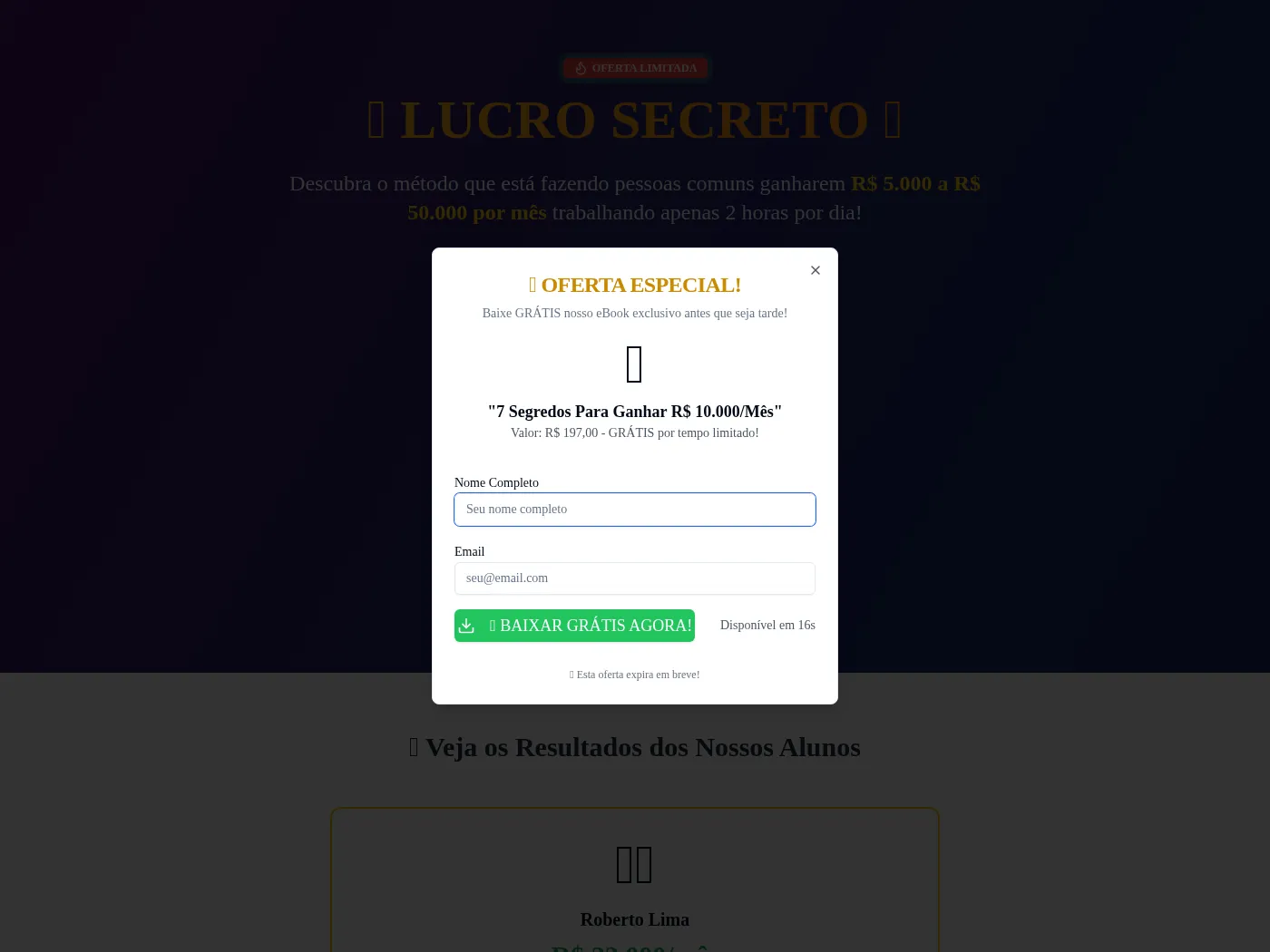 Lucro Secreto: Conversão WhatsApp & Ebooks