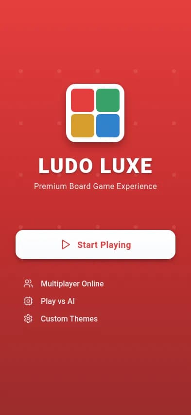 Ludo Luxe: Premium Mobile Ludo Game UI Kit