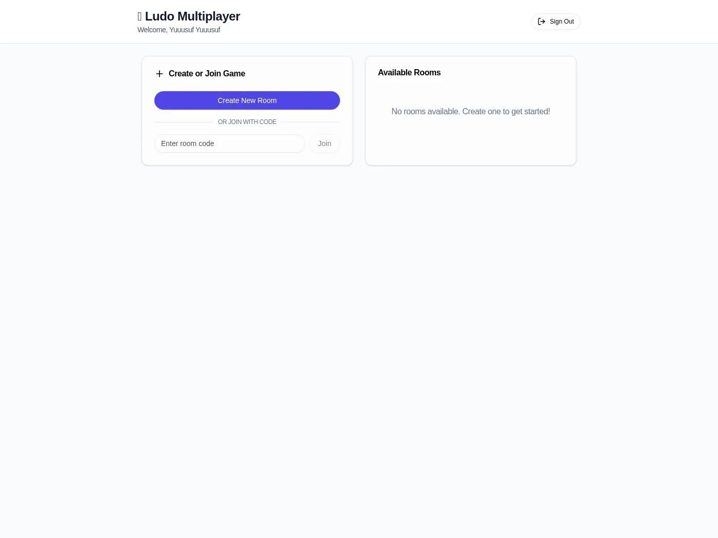 Ludo Multiplayer Game