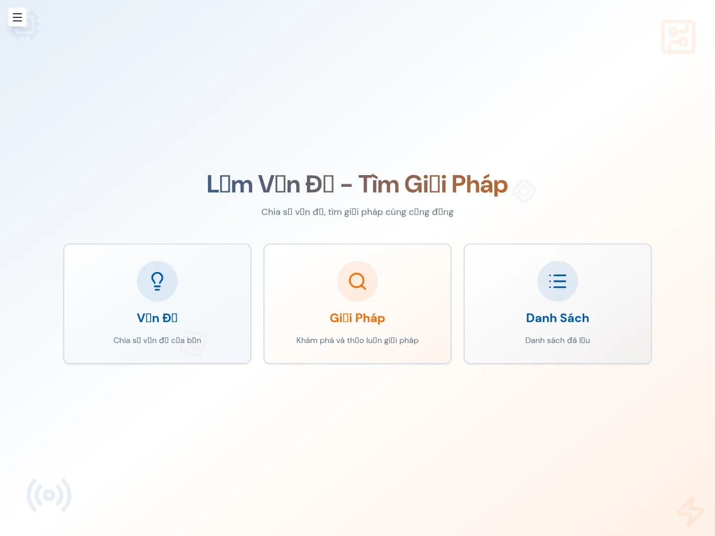 Lụm Vấn Đề - Tìm Giải Pháp: Mạng Xã Hội Ý Tưởng và Giải Quyết Vấn Đề