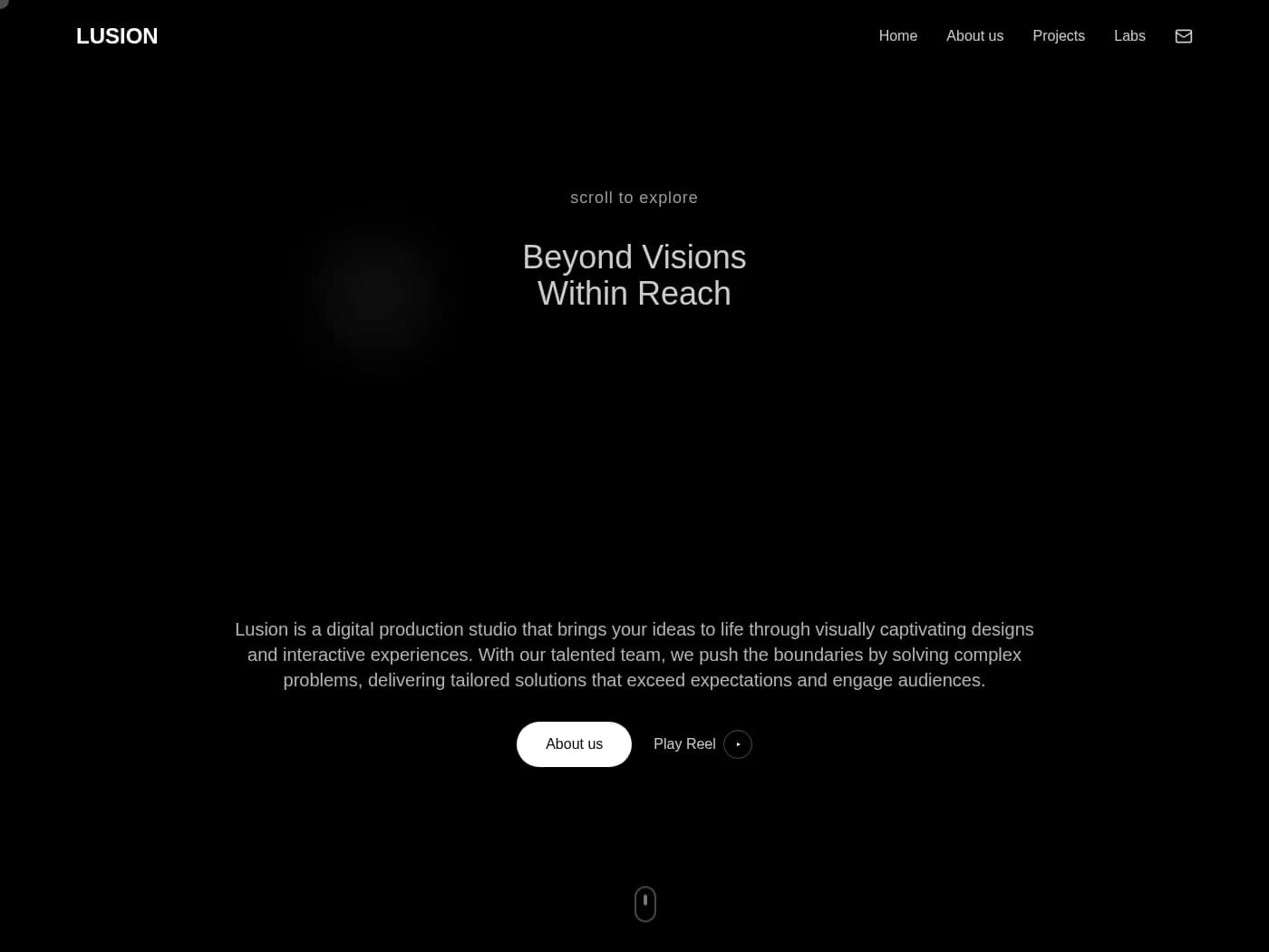Lusion Creative Studio Website Clone