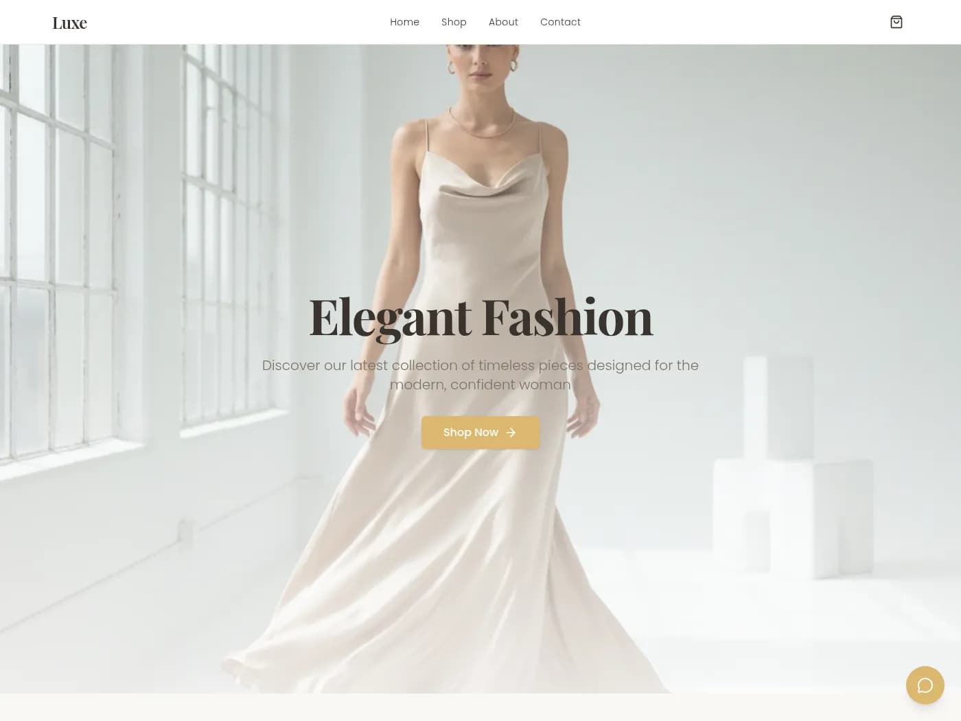 Luxe Minimalist Women's Wear Store