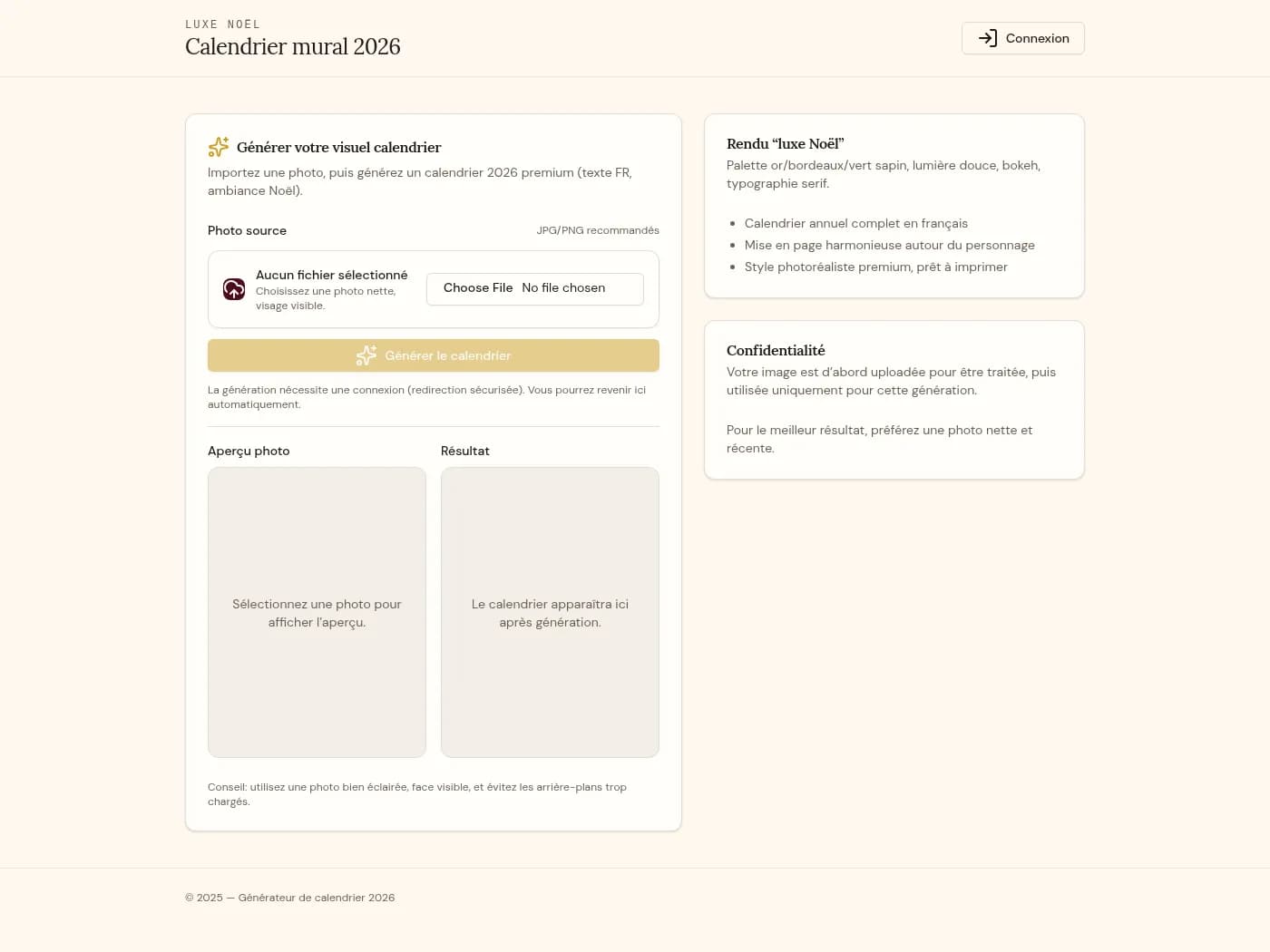 Luxe Noël Calendar 2026