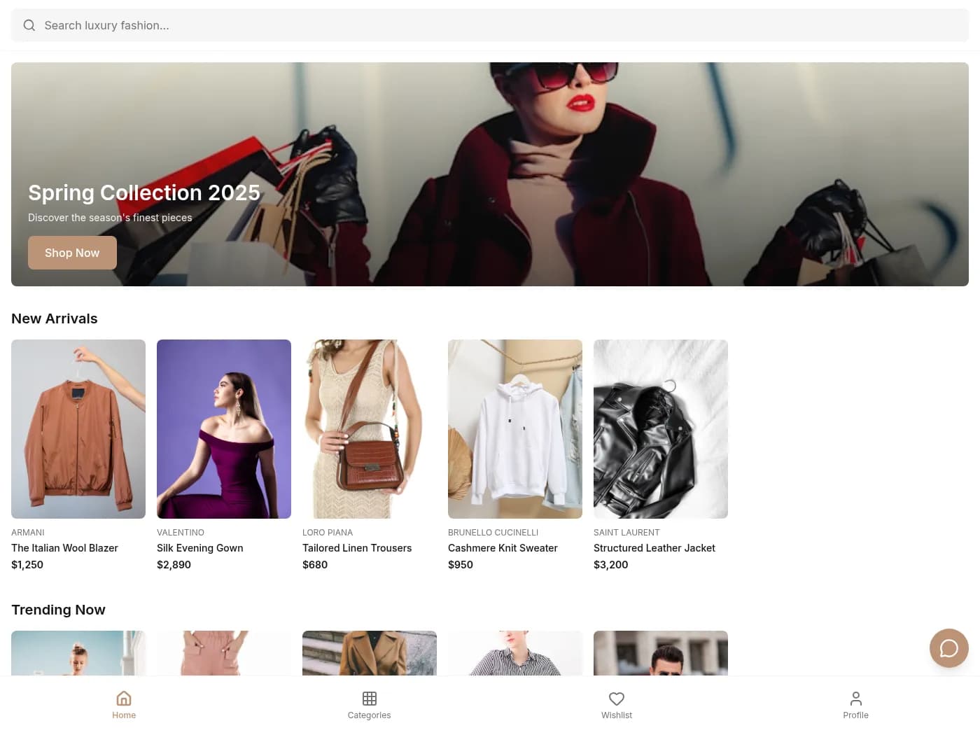 AI-Powered Luxury Fashion Personal Shopping Companion