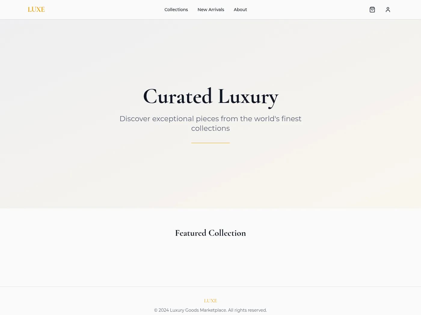 Luxury Goods Marketplace