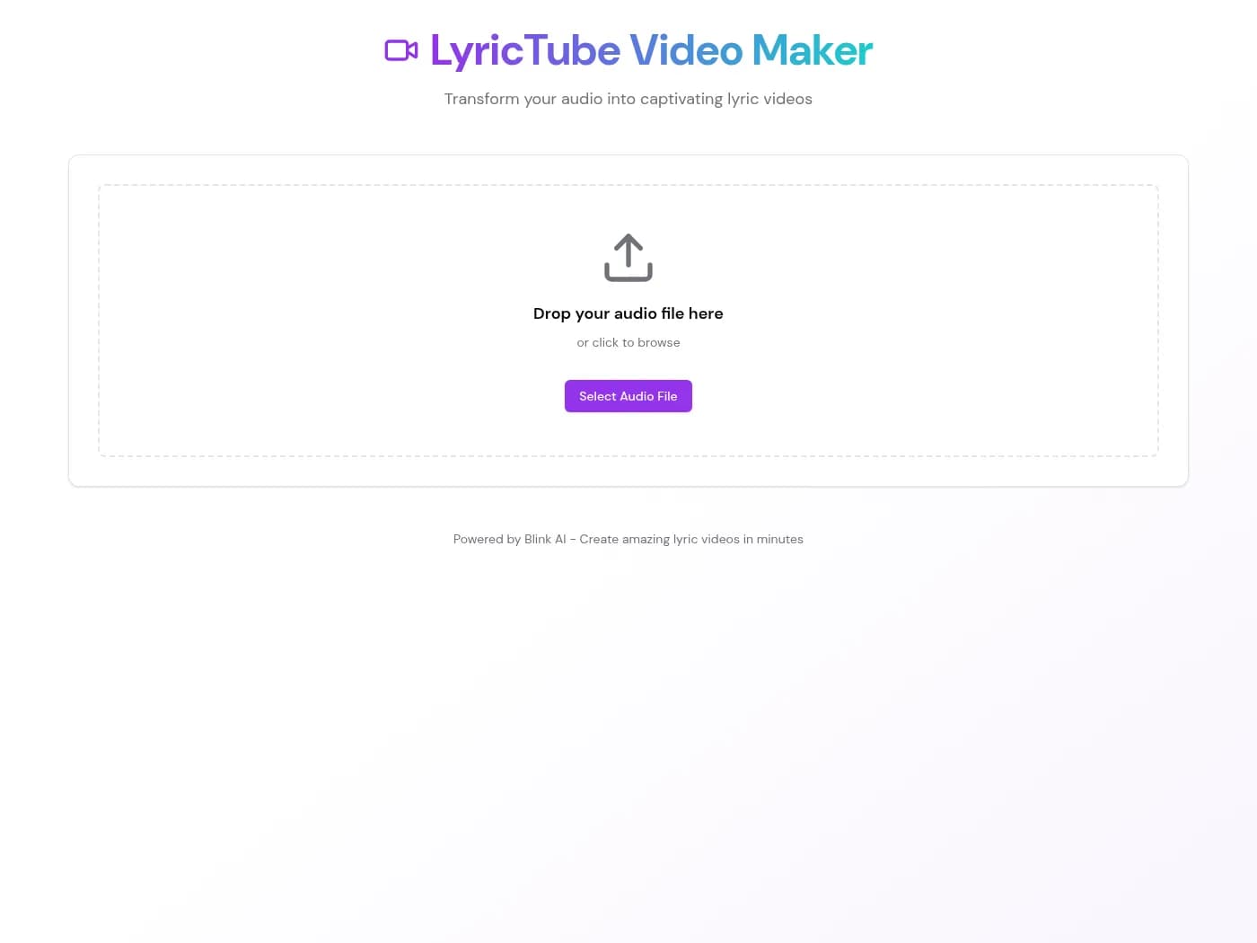 LyricTube Video Maker