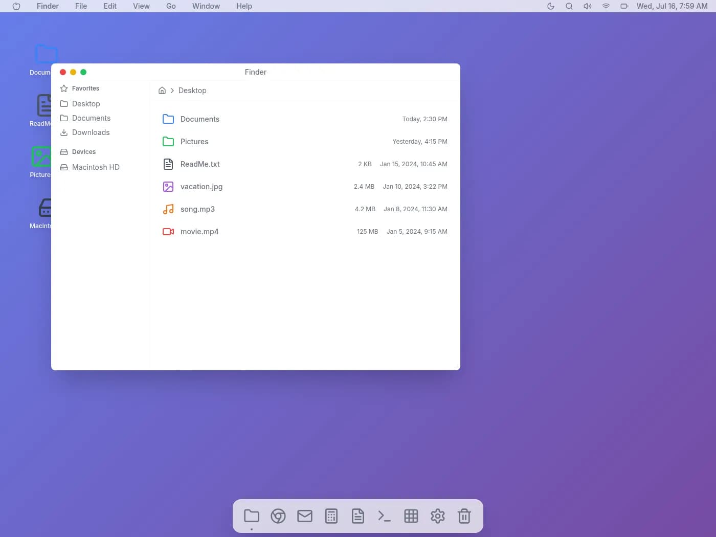 macOS Clone Web Operating System