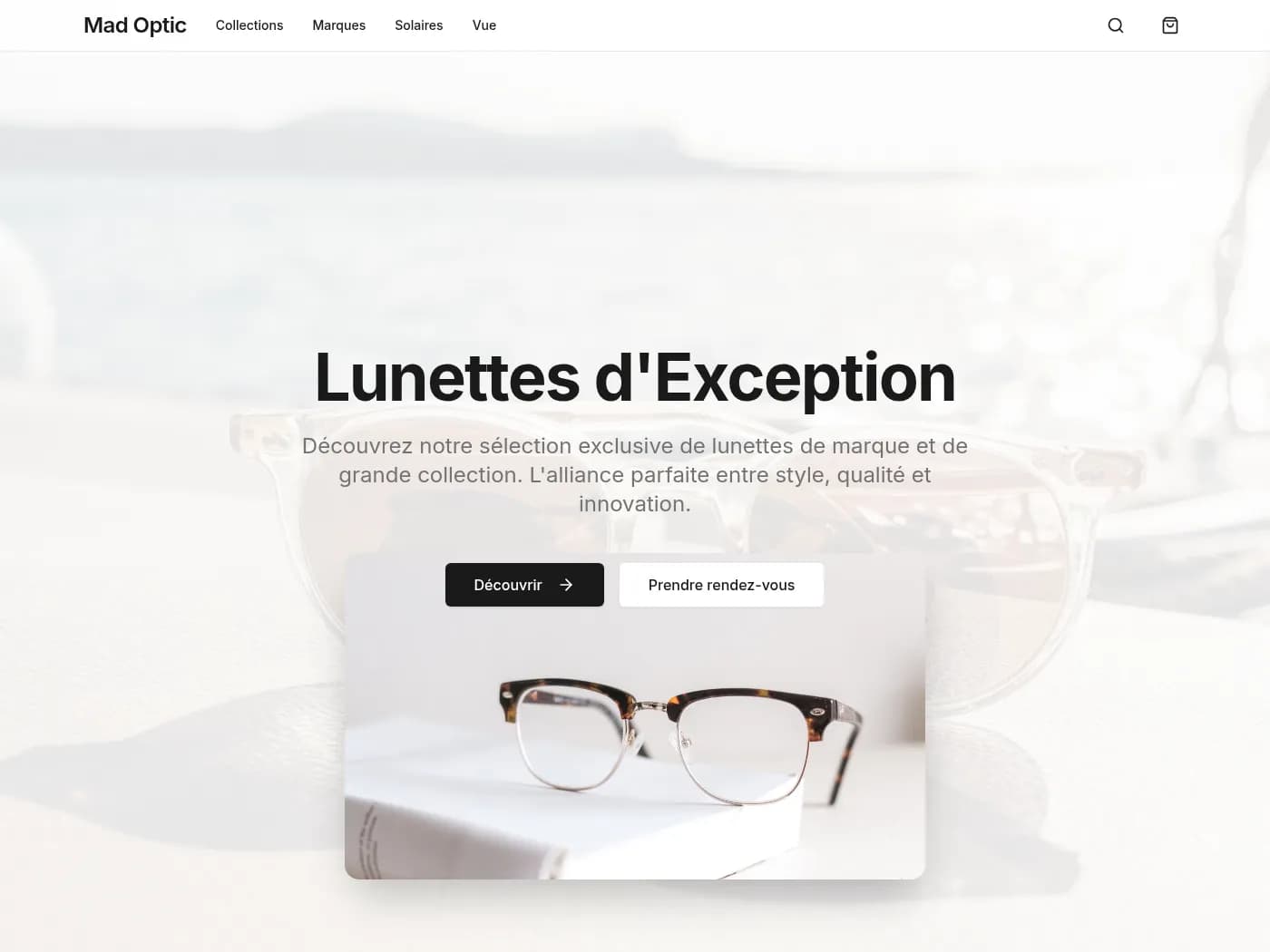 Mad Optic - Boutique Inspirée d'Apple pour Lunettes de Marque