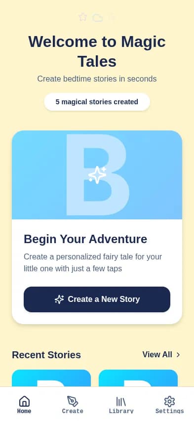Magic Tales: Personalized Fairy Tale Generator App for Parents