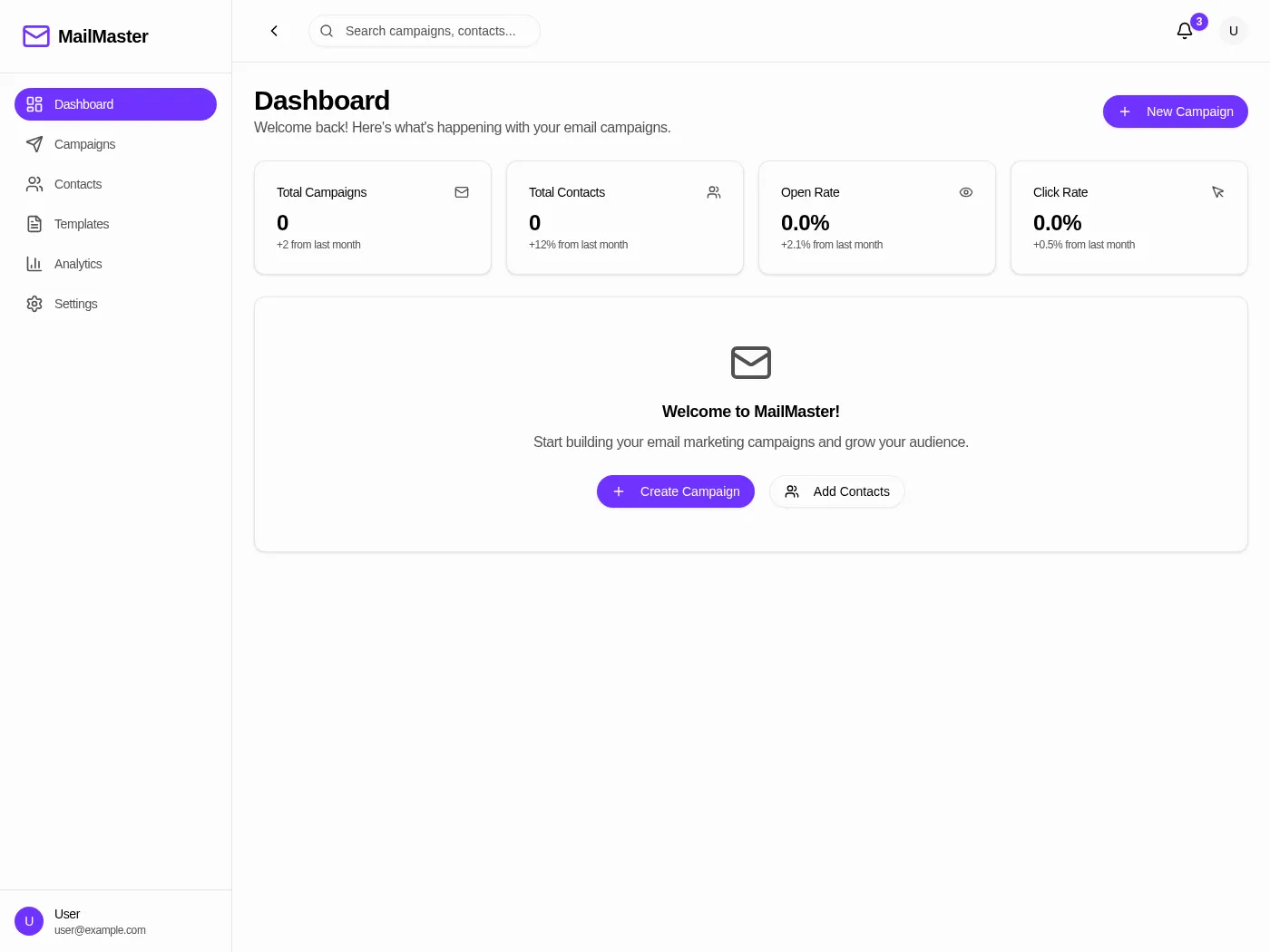 MailMaster: Email Marketing Platform