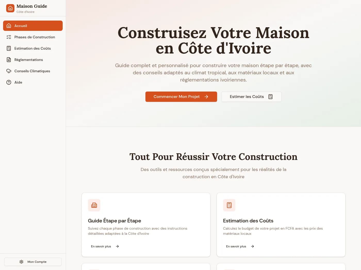 Maison Guide Côte d'Ivoire