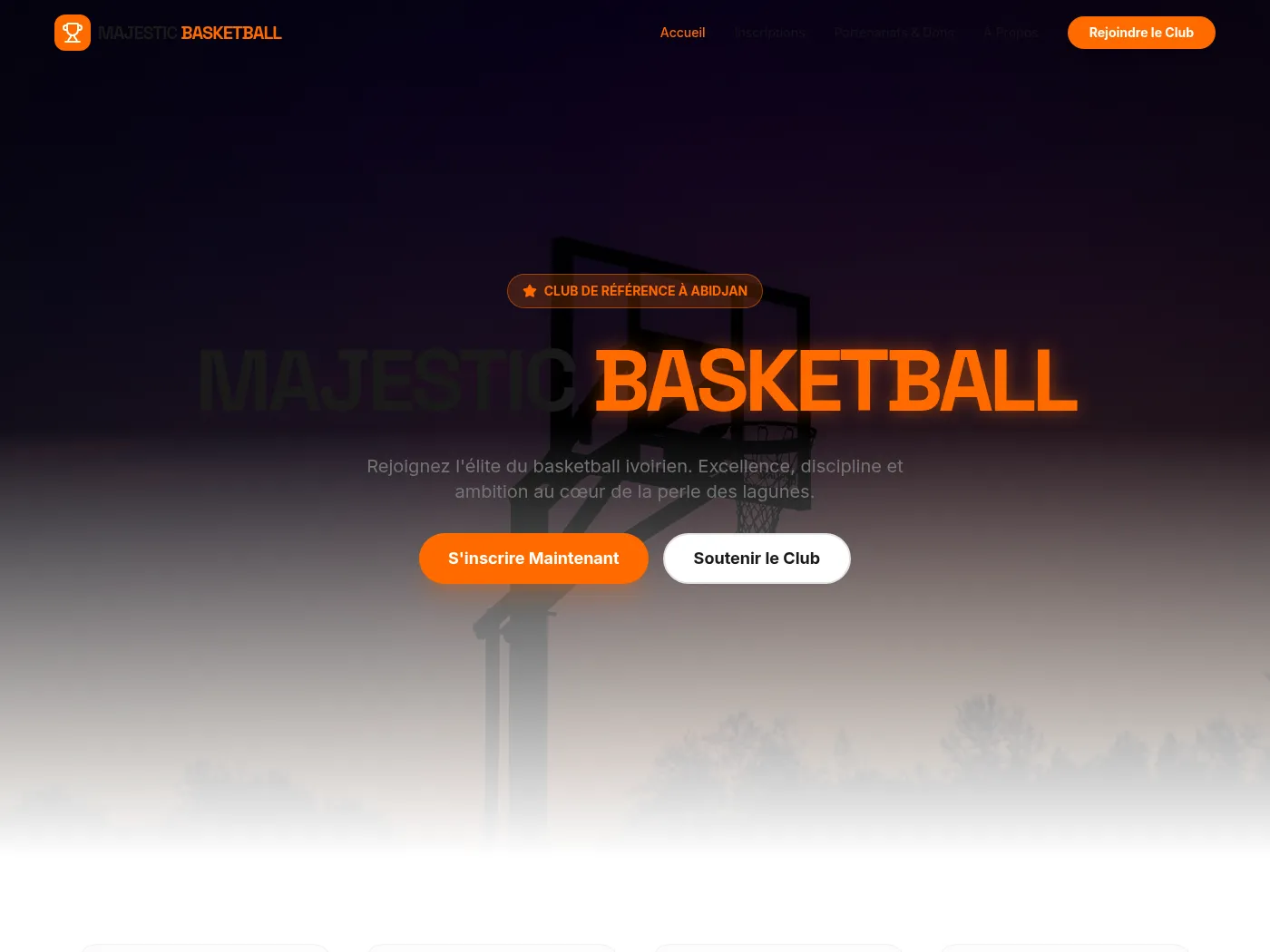 Majestic Basketball Club Site