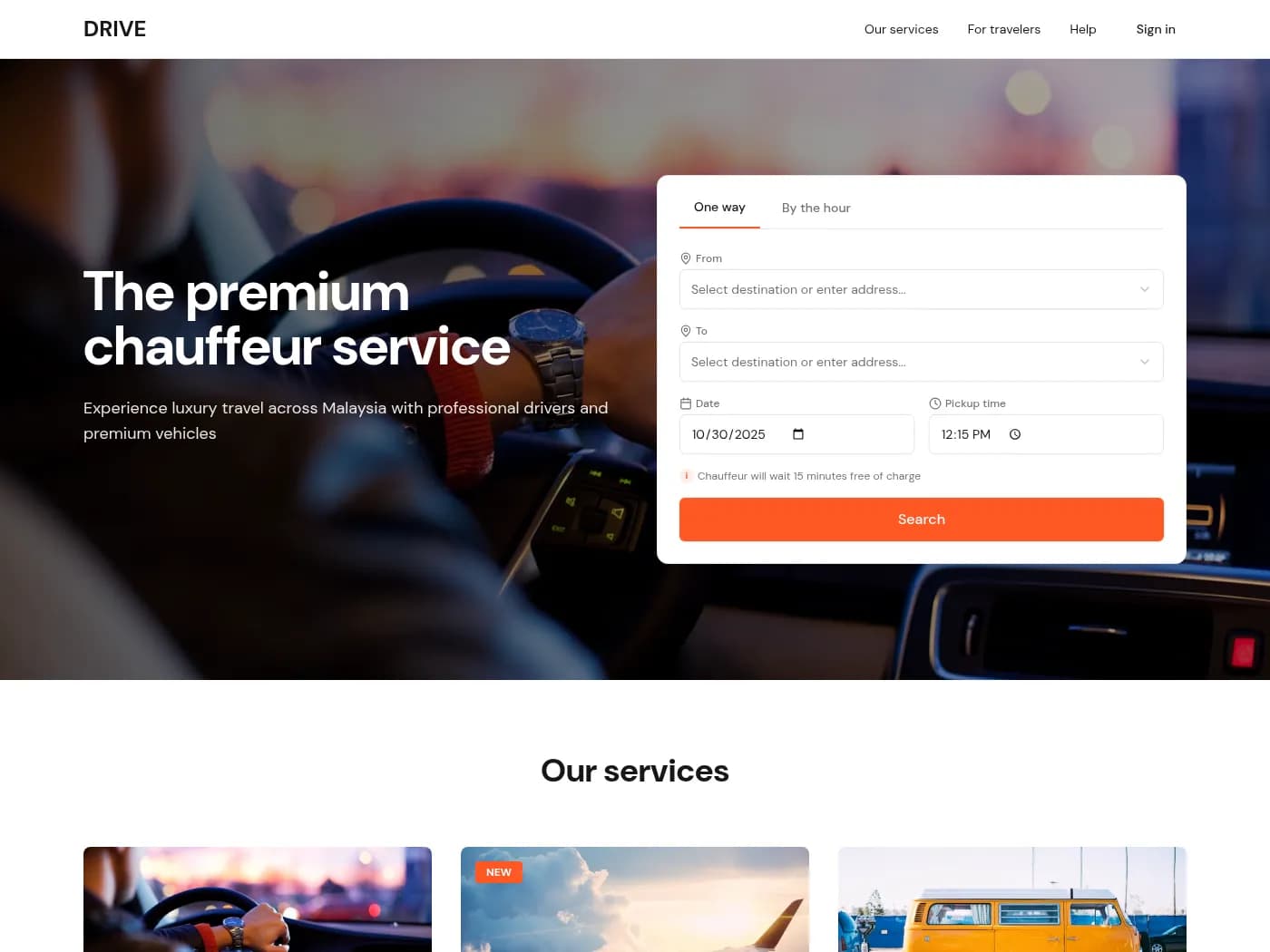 Drive: Malaysia Chauffeur Service for Travelers