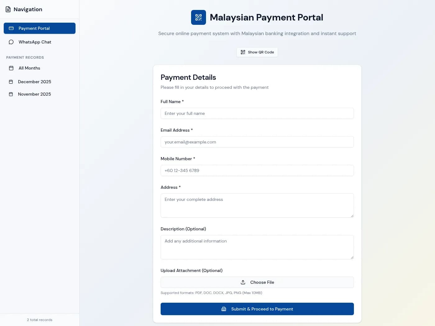 Malaysian Online Payment