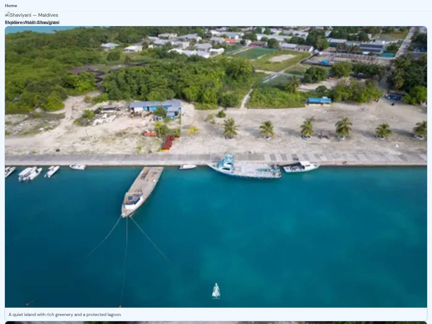 Maldives Island Insights