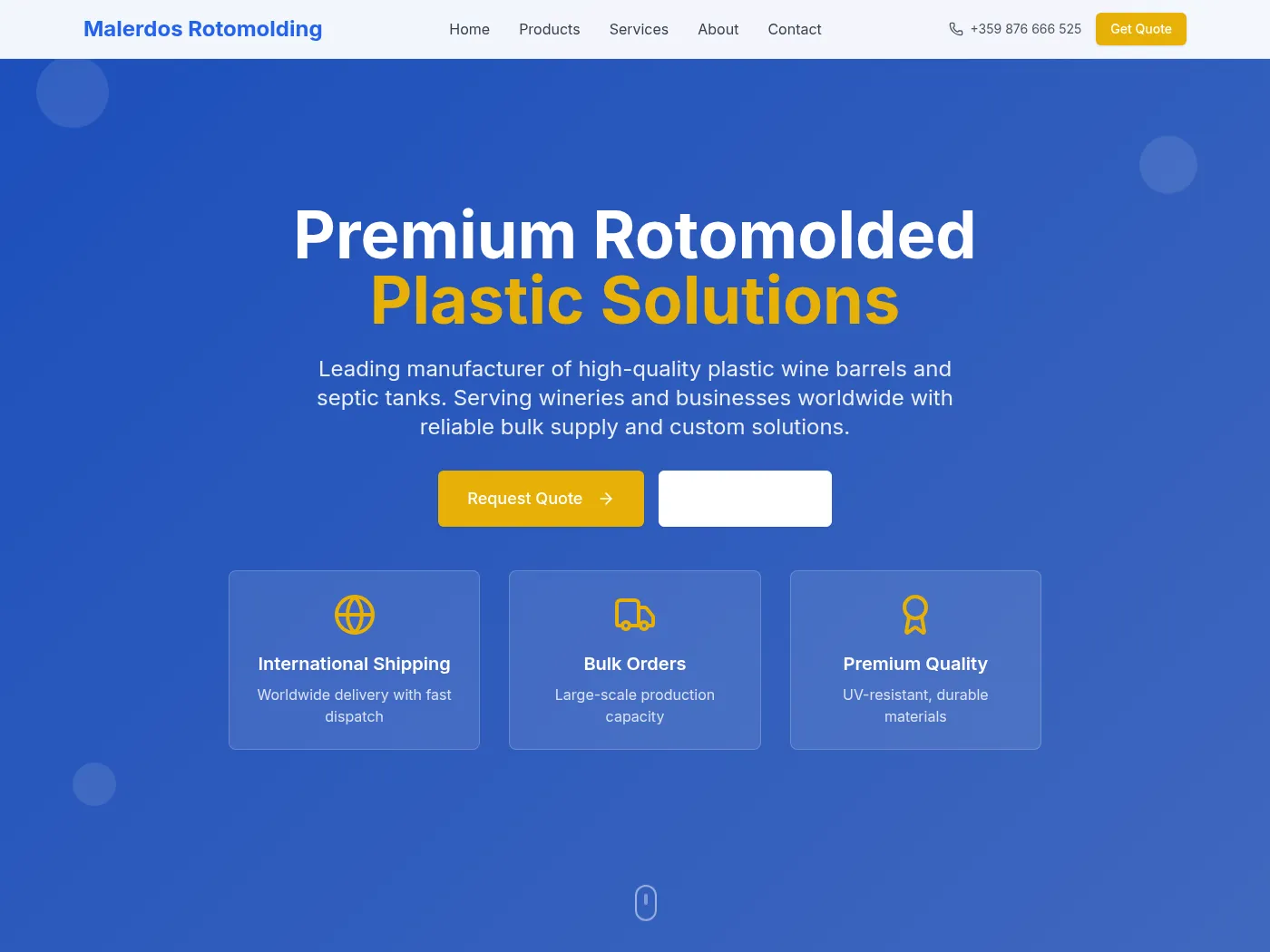Malerdos Rotomolding Business Portal