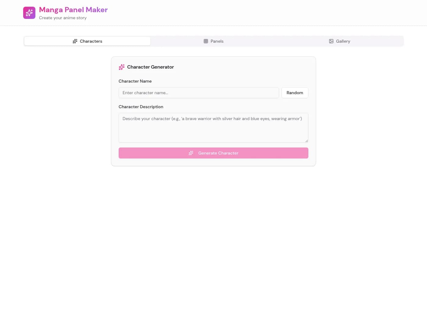 Manga Panel Maker